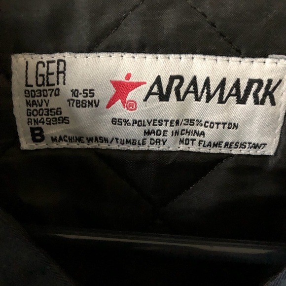 Aramark | Jackets & Coats | Volkswagen Motor Head Aramark Mechanics Uniform Jacket Sz L | Poshmark